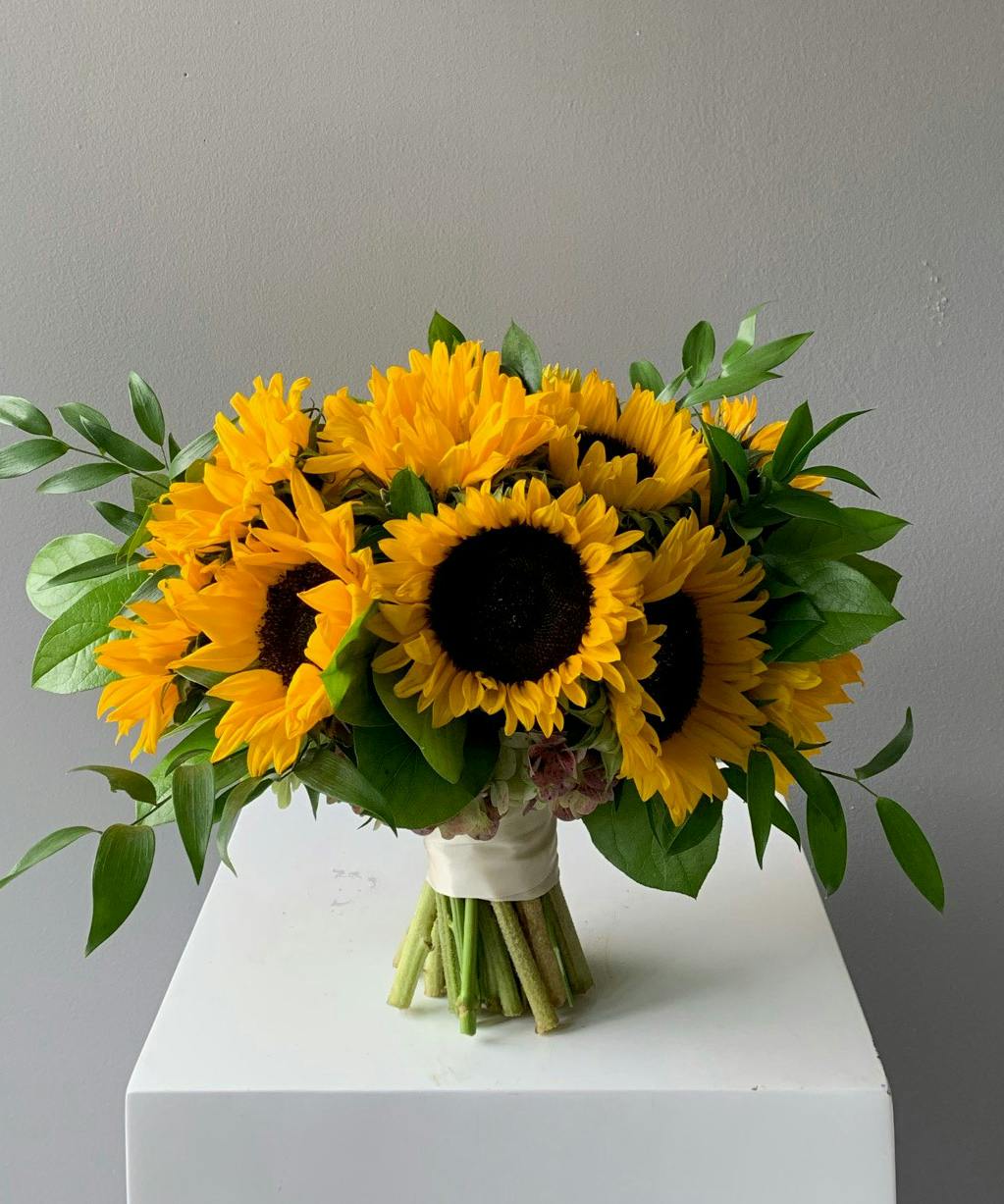 Classic Sunflower Collection Wedding Bouquet | Baltimore (MD) Plant ...